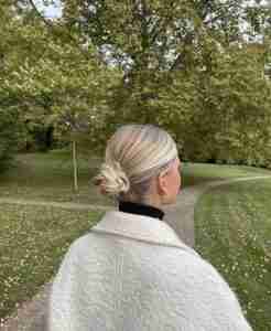 How to Do a Slick Back Bun - the gray details
