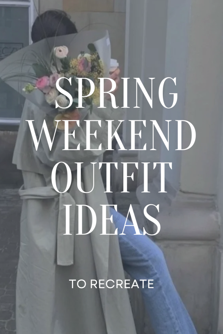Pinterest Worthy Spring Weekend Outfits to Recreate - the gray details