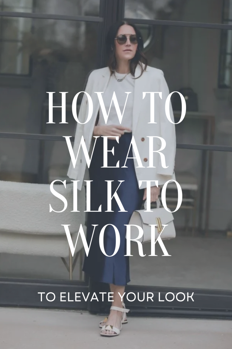 How to Wear Silk to Work - the gray details