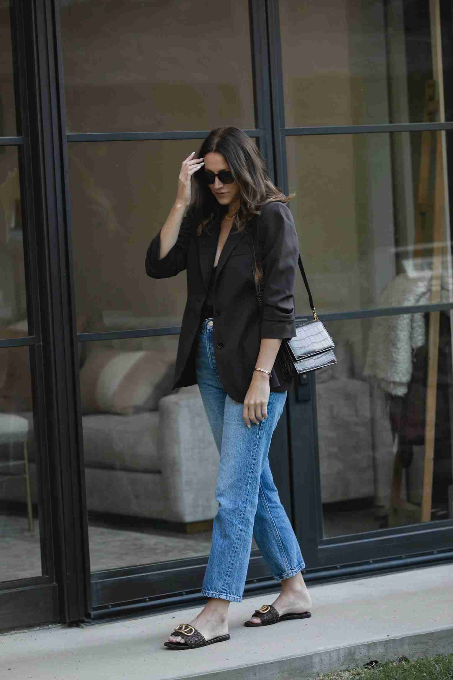How to Wear Silk to Work - the gray details