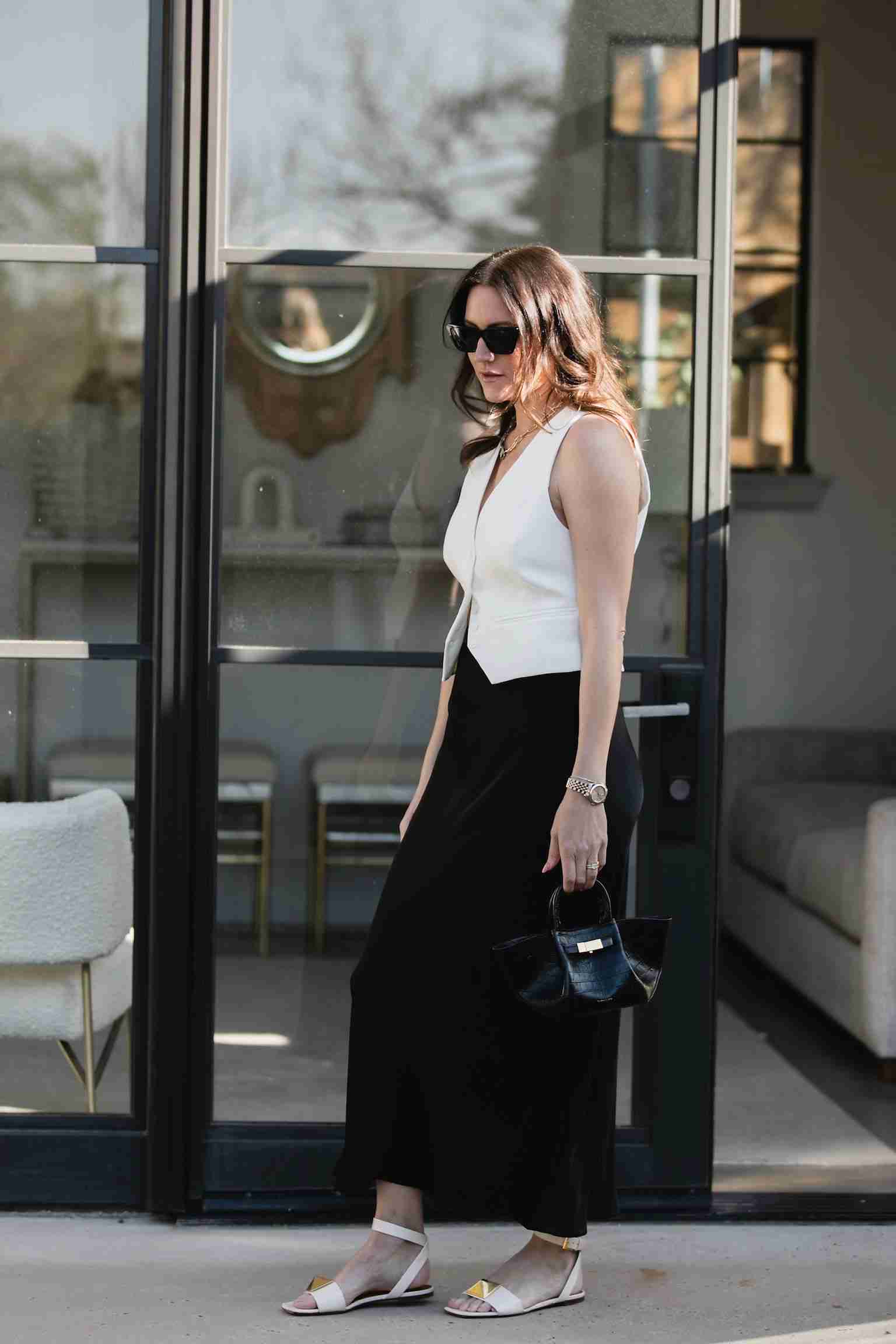 How to Wear Silk to Work - the gray details