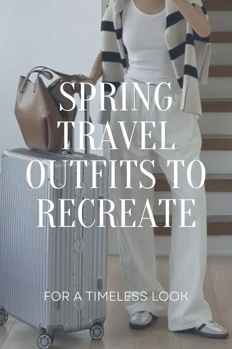 Chic Spring Travel Outfits to Recreate - the gray details