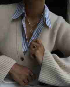 7 Sweater Over Button-Up Ideas - the gray details