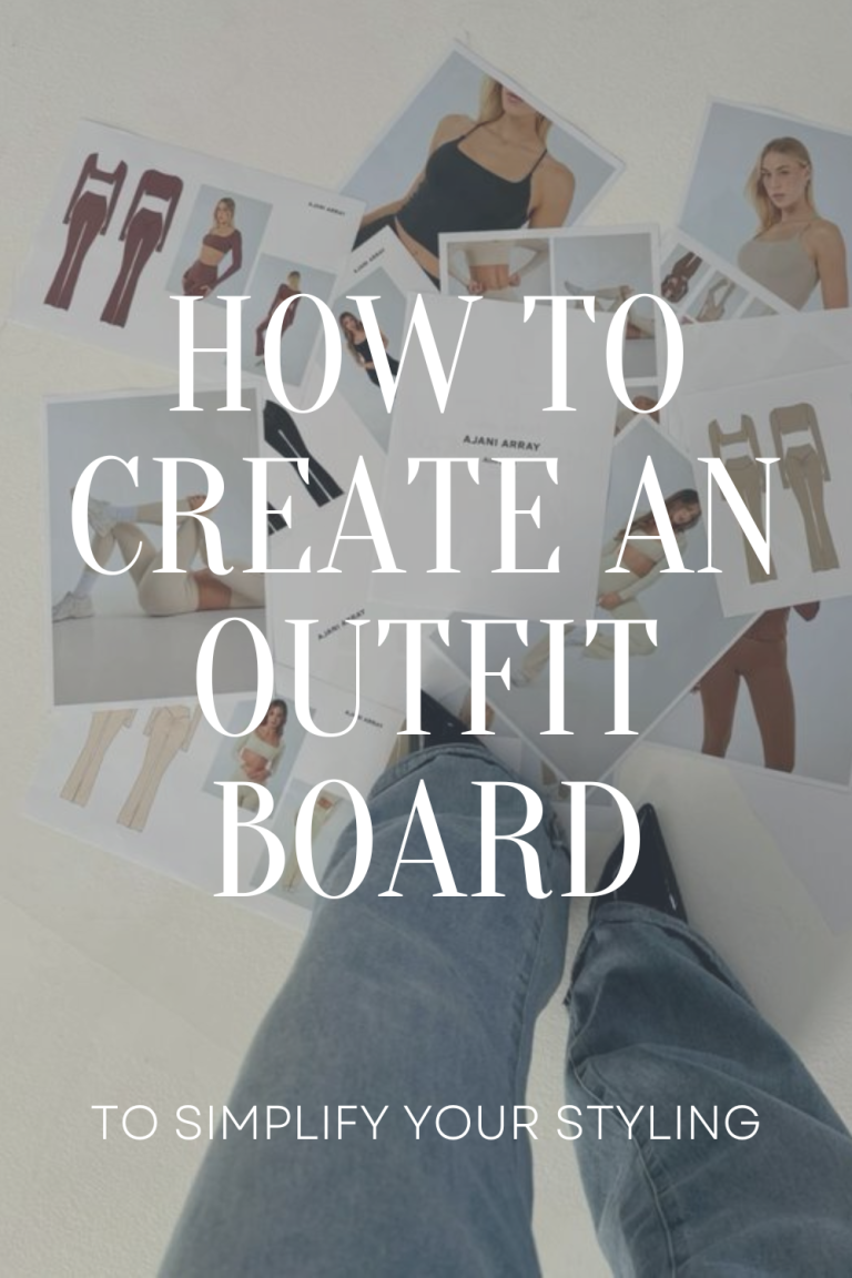 How to Create an Outfit Board - the gray details