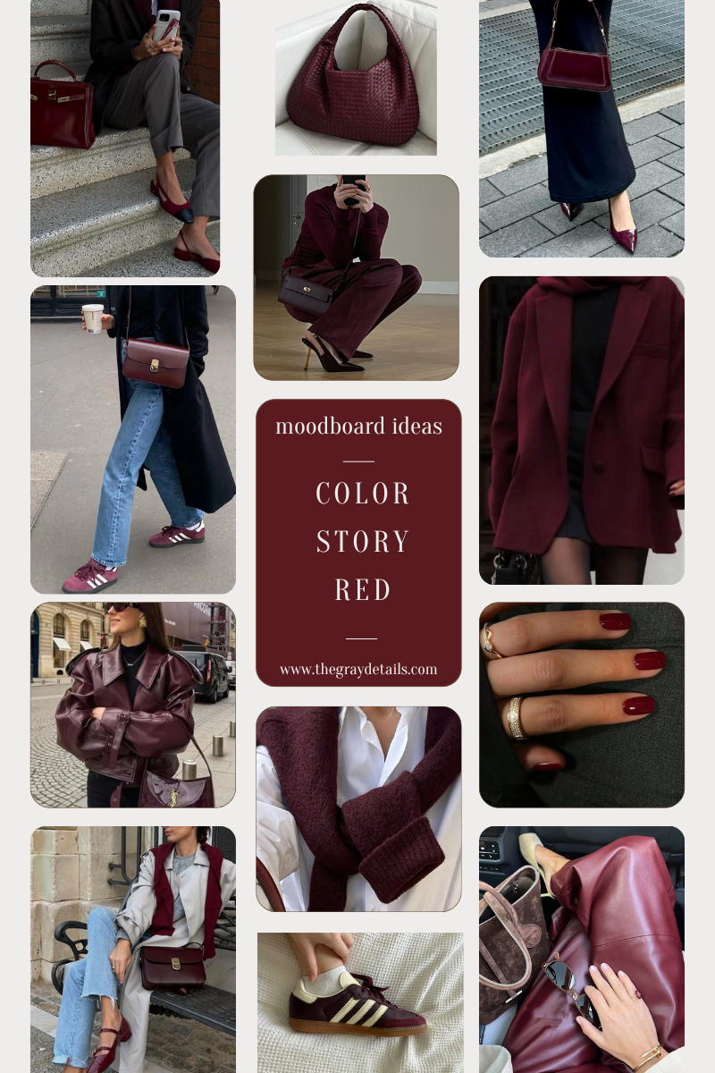 How to Create an Outfit Board - the gray details