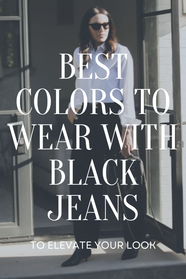 What Colors to Wear With Black Jeans - the gray details