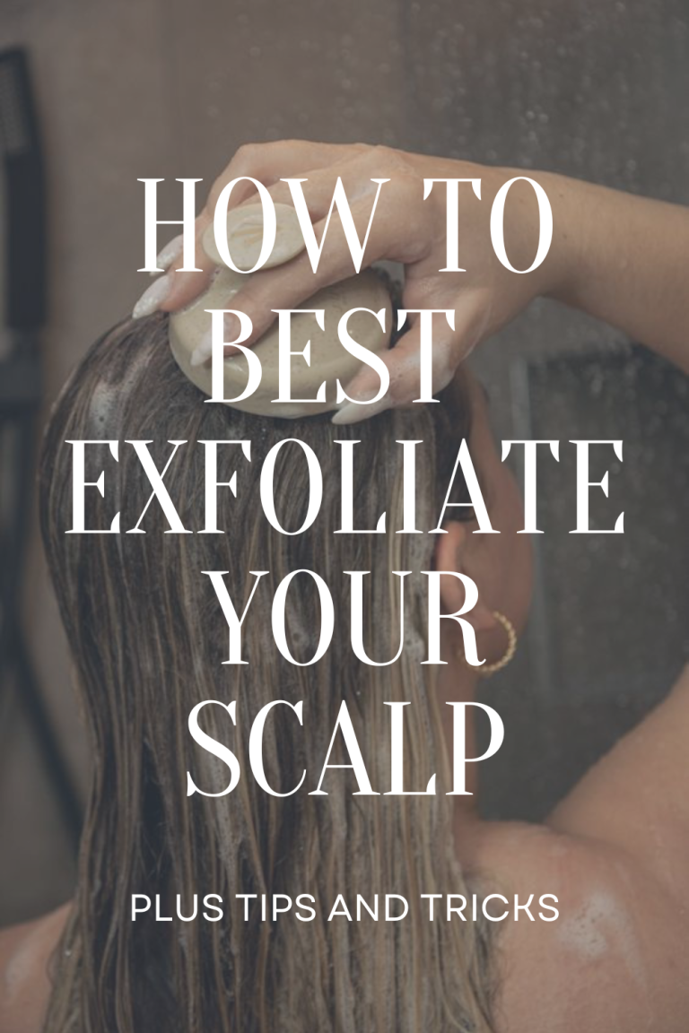 How to Exfoliate Scalp - the gray details