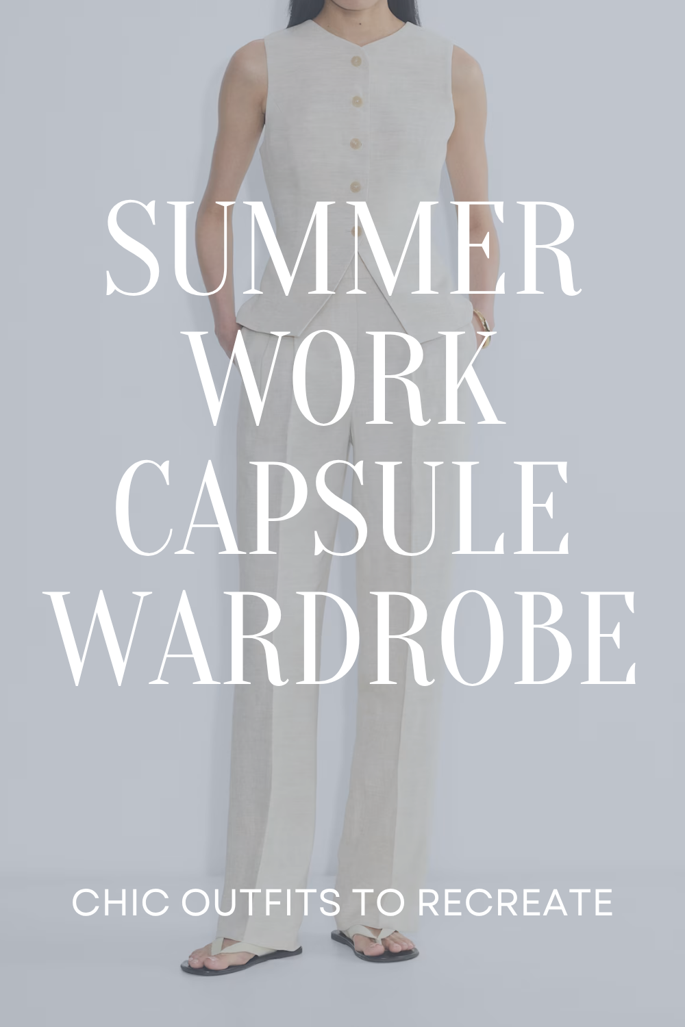 Summer Work Capsule Wardrobe - the gray details