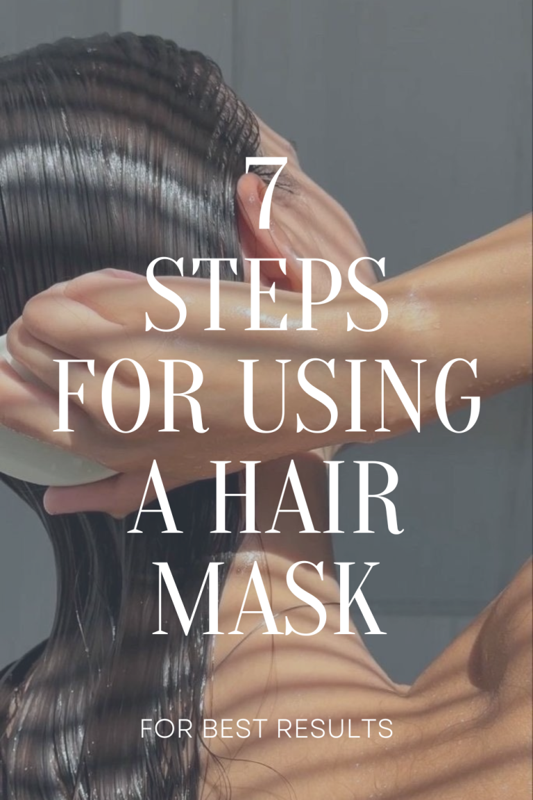 How to Use a Hair Mask - the gray details