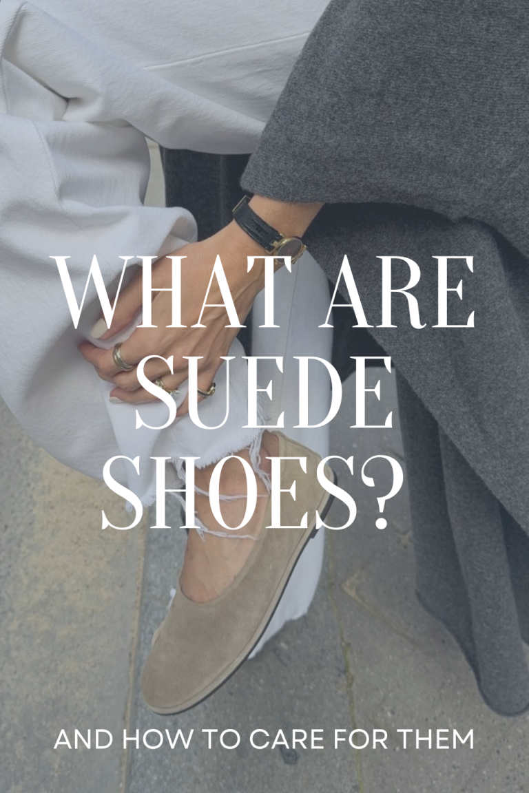 How to Care for Suede Shoes - the gray details