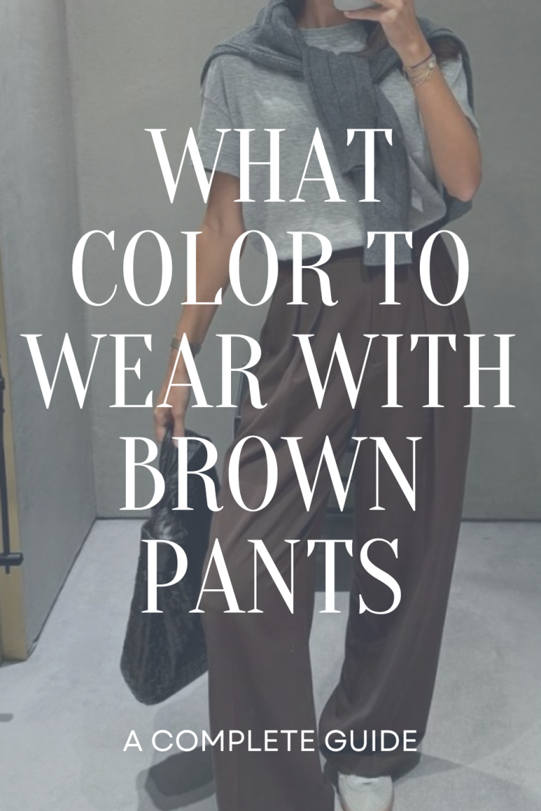 What Color to Wear With Brown Pants - the gray details