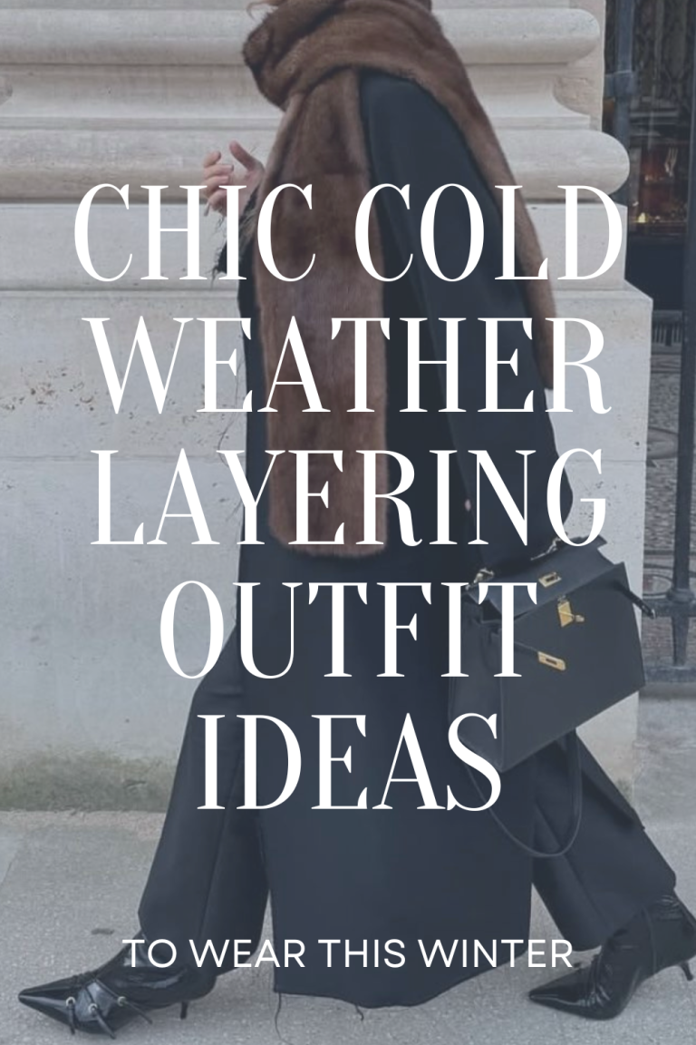 Layering Clothes For Cold Weather - the gray details