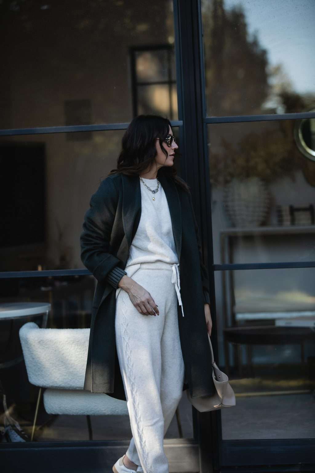 Dress Up Sweatpants into Outfits for Errands, Work & Travel