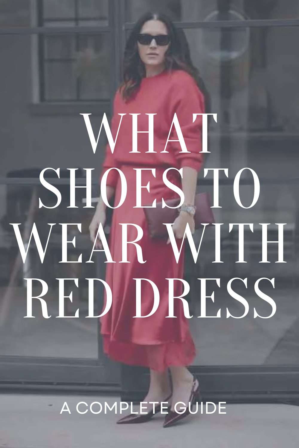 What Shoes To Wear With Red Dress - the gray details